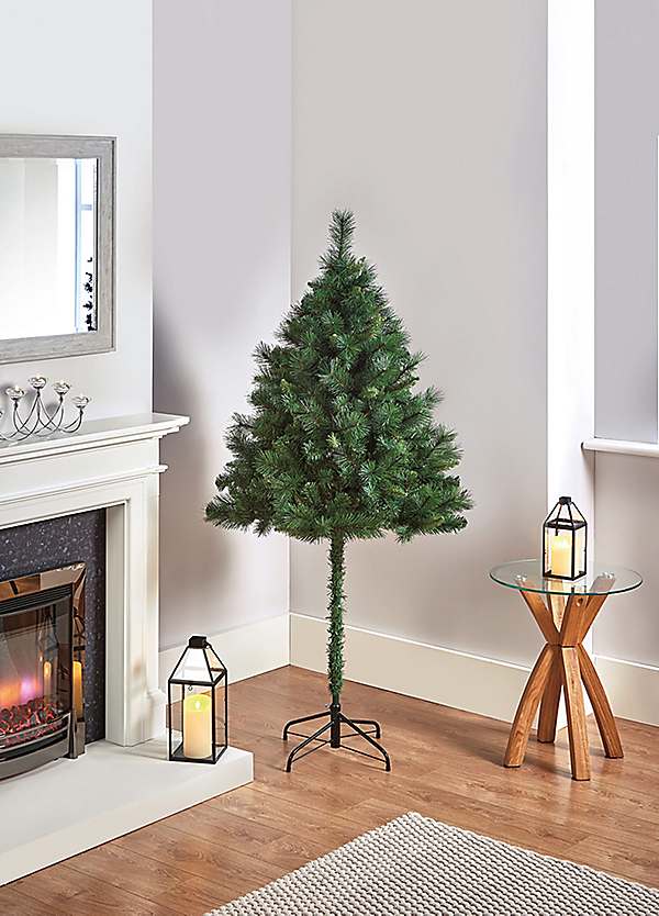 Half Christmas Trees For Small Spaces Half Christmas Trees Are Perfect