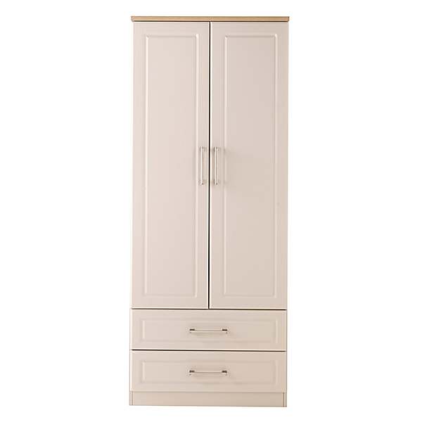 Ready assembled wardrobe with drawers store