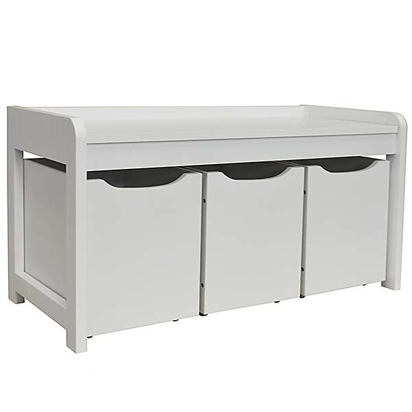 Hallway 3 Drawer Storage Bench