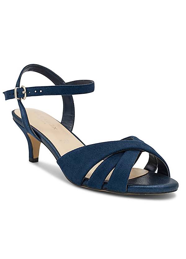 Navy sandals store