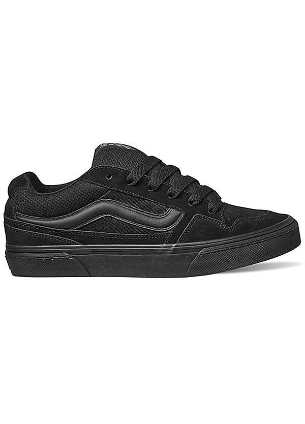 Mens black vans trainers store