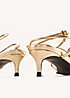 365 by Freemans Gold Knotted Heel Sandals | Freemans