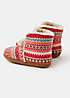 Accessorize Fair Isle Slipper Boots | Freemans