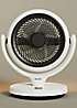 AirCraft LUME Ultra Quiet Air Circulator Desktop Fan with Remote & LED ...
