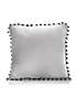 Alan Symonds Velvet Pom Pom 45x45cm Cushion | Freemans