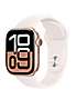 Apple Watch Series 10 GPS 42mm Rose Gold Aluminium Case with Light ...