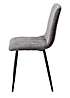 Aspen Pair of Straight Stitch Cord Fabric Dining Chair | Freemans