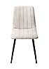 Aspen Pair of Straight Stitch Cord Fabric Dining Chair | Freemans