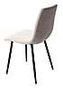 Aspen Pair of Straight Stitch Cord Fabric Dining Chair | Freemans