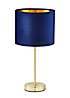 BHS Velvet Table Lamp | Freemans