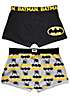 Batman Pack of 2 Men’s Boxer Shorts by DC Comics | Freemans