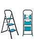 Beldray 3 Step Ladder - Non-Slip Folding Ladder | Freemans