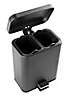 Beldray Double Compartment Bin - 5 Litre Dual Separation Waste Bin ...