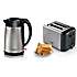 Bosch DesignLine Kettle & 2 Slice Toaster Set - Silver | Freemans