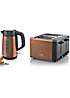 Bosch DesignLine Plus Kettle & 4 Slice Toaster Set - Copper | Freemans
