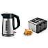 Bosch DesignLine Plus Kettle & 4 Slice Toaster Set - Steel | Freemans