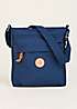 Brakeburn Classic Navy Large Crossbody Bag | Freemans