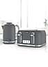 Breville Curve Collection 4 Slice Toaster - Grey & Chrome | Freemans