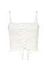 Buffalo Lace Front Crop Top | Freemans
