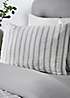 Catherine Lansfield So Soft Seersucker Stripe Duvet Cover Set - Grey ...