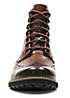 Clarks Batcombe Lord Dark Tan Lea Boots | Freemans
