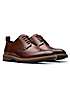 Clarks Men’s Mid Tan Leather Aldwin Limit Shoes | Freemans