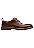 Clarks Men’s Mid Tan Leather Aldwin Limit Shoes | Freemans
