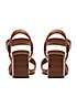 Clarks Tan Leather Siara65 Buckle Sandals | Freemans
