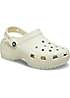 Crocs Cream Classic Platform Clogs | Freemans