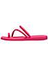 Crocs Pink Miami Toe Loop Sandals | Freemans
