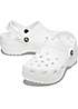 Crocs White Classic Platform Clogs | Freemans