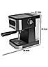 Daewoo 20Bar Espresso Coffee Maker With Steam Wand | Freemans