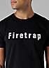 Firetrap Regular Fit Cotton T-Shirt with Logo | Freemans