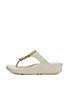 FitFlop Lulu Paris Beige Marbled Stone Toe Post Sandals | Freemans
