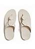 FitFlop Lulu Paris Beige Marbled Stone Toe Post Sandals | Freemans