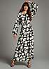 Freemans Mono Floral Print Maxi Dress | Freemans