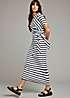 Freemans Stripe Knot Detail Maxi Dress | Freemans