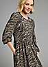 Freemans Zebra Print Tiered Maxi Dress | Freemans
