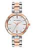 French Connection Ladies Rose Gold & Silver Two Tone Bracelet Watch ...