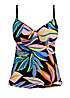 Freya Desert Disco Underwired Plunge Tankini Top | Freemans