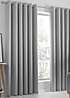 Fusion Strata Thermal Dimout Eyelet Curtains | Freemans