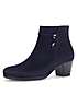 Gabor Block Heel Suede Ankle Boots | Freemans