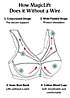 Glamorise Full Figure Plus Size MagicLift Original Wirefree Support Bra ...