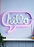 Glow Hello LED Neon Light | Freemans
