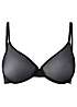 Gossard Glossies Sheer Underwired Moulded Plunge Bra | Freemans