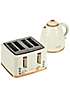 HOMCOM Kettle & 4 Slice Toaster Set - Beige | Freemans