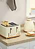 HOMCOM Kettle & 4 Slice Toaster Set - Beige | Freemans