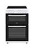 Haden HE65DOMW 60cm Electric Double Oven Cooker with Ceramic Hotplate ...