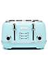 Haden Heritage 4 Slice Toaster - Turquoise | Freemans