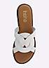 Heine Open Toe Leather Mules | Freemans